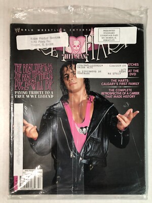WWE Presents February 2006 Bret Hit Man Hart Special Magazine w/ Poster ...