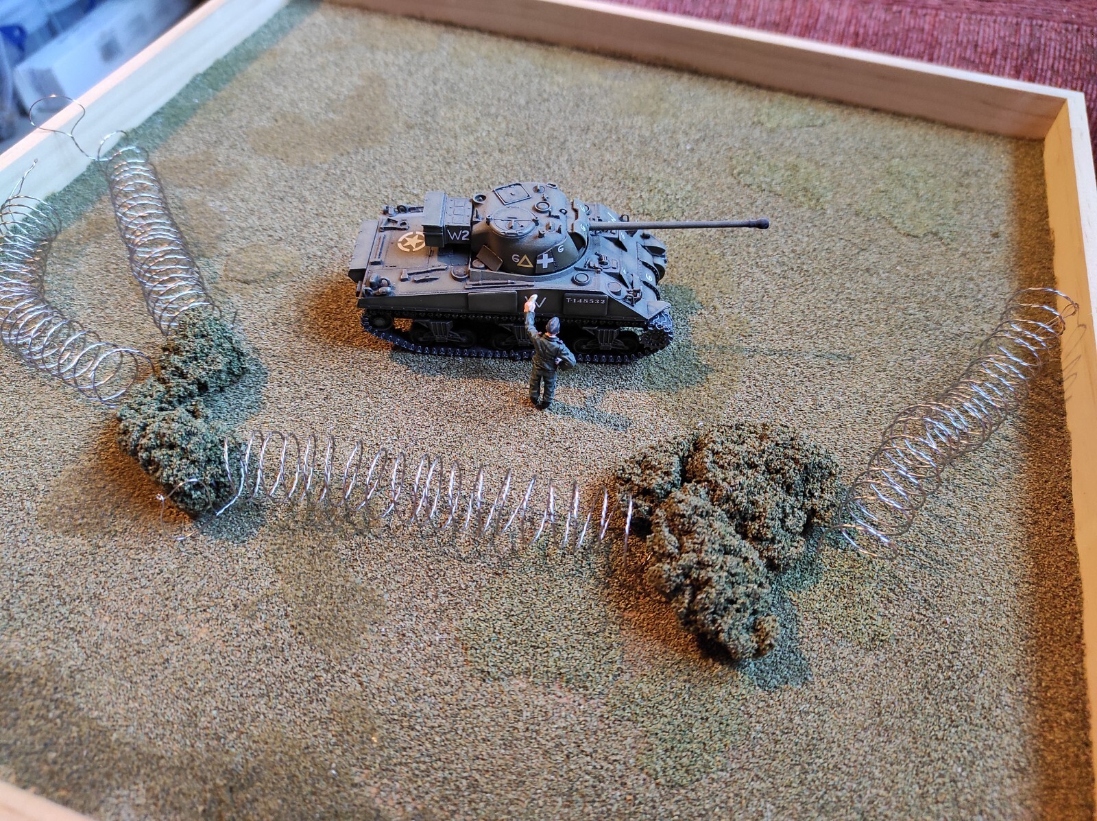 1:72 Scale Barbed Wire Ideal for WW2 Wargaming, Tanks, Bunker, Diorama ...