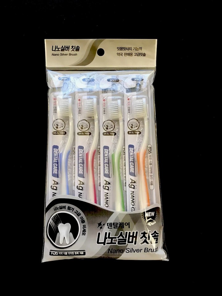 NANO SILVER TOOTHBRUSH 4PCS SET | eBay