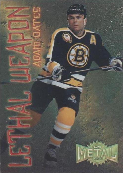 1996-97 Fleer Metal Universe - Lethal Weapon Adam Oates #15 Super Power ...