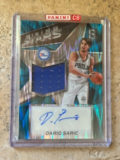 2016-17 Panini Spectra - Rising Star Memorabilia Autographs Neon Blue ...