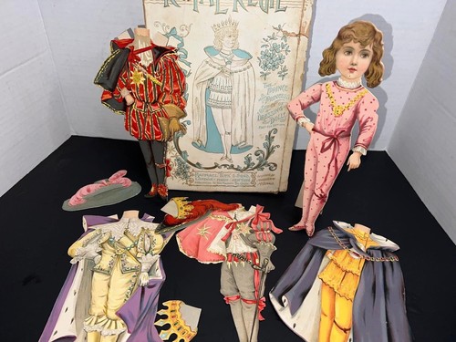 Antique Victorian Die Cuts Paper Doll Royal Reggie Raphael Tuck 1894 ...