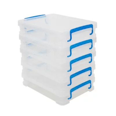 Super Stacker Document Boxes - Clear, 5 Pack - Perfect for Organizing ...