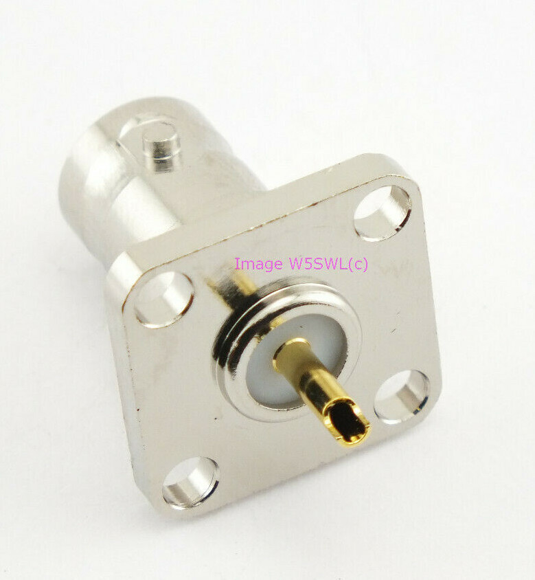 BNC Female 4-Hole Heavy Duty Chassis Mount Connector | eBay