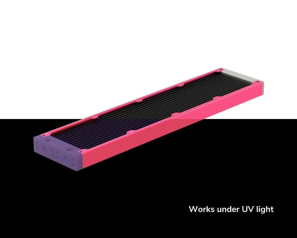 PrimoChill 480SL (30mm) EXIMO Modular Radiator, White POM, 4x120mm ...