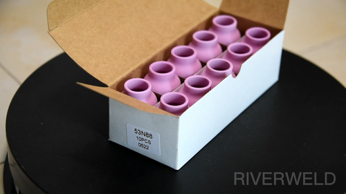 TIG Gas Lens Ceramic Cups 53N88 #10 5/8" WP 9 17 20 18 26 Welding Torch ...