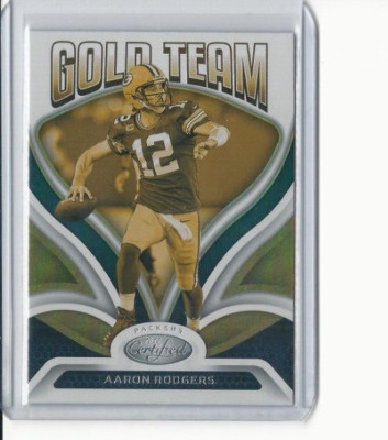 2022 Panini Certified AARON RODGERS Gold Team Insert SP GT-8 Packers | eBay