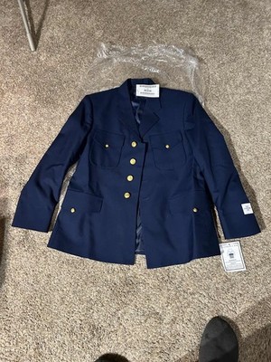 U.S. Coast Guard Officer Male Service Dress Blue Uniform Coat 42 Short ...