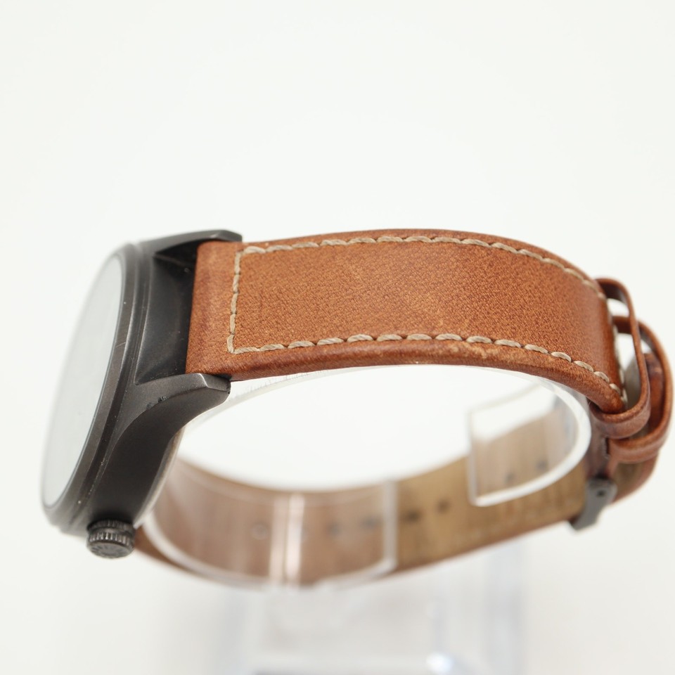 Timex Expedition Scout Solar Mens Watch 42mm Date Brown Leather w New ...