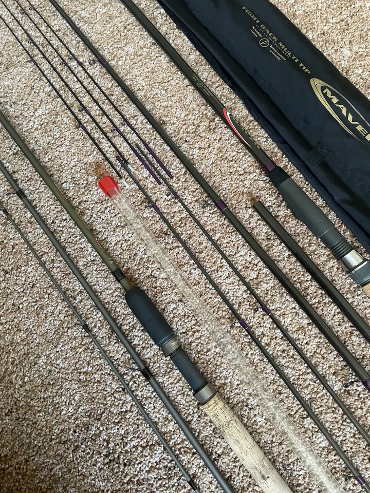 2 Maver Feeder, Match, Float Rods. | eBay UK