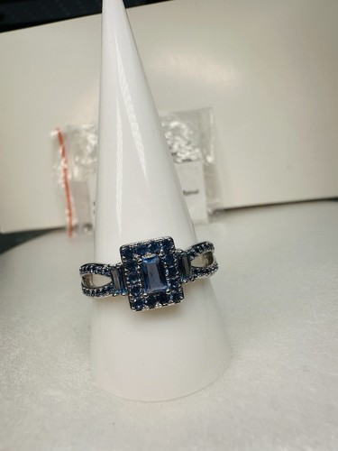 Bomb Party Sz11 Bag No Tag BP Ring RBP5537 Never Alone LC Aqua Blue ...