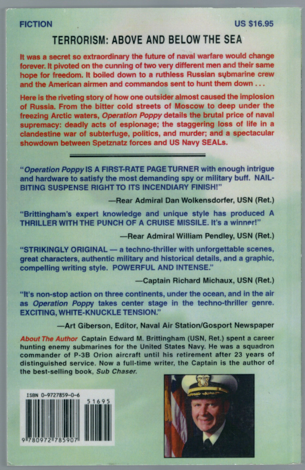 Operation Poppy by Edward M. Brittingham, Capt., US Navy (Retired) | eBay