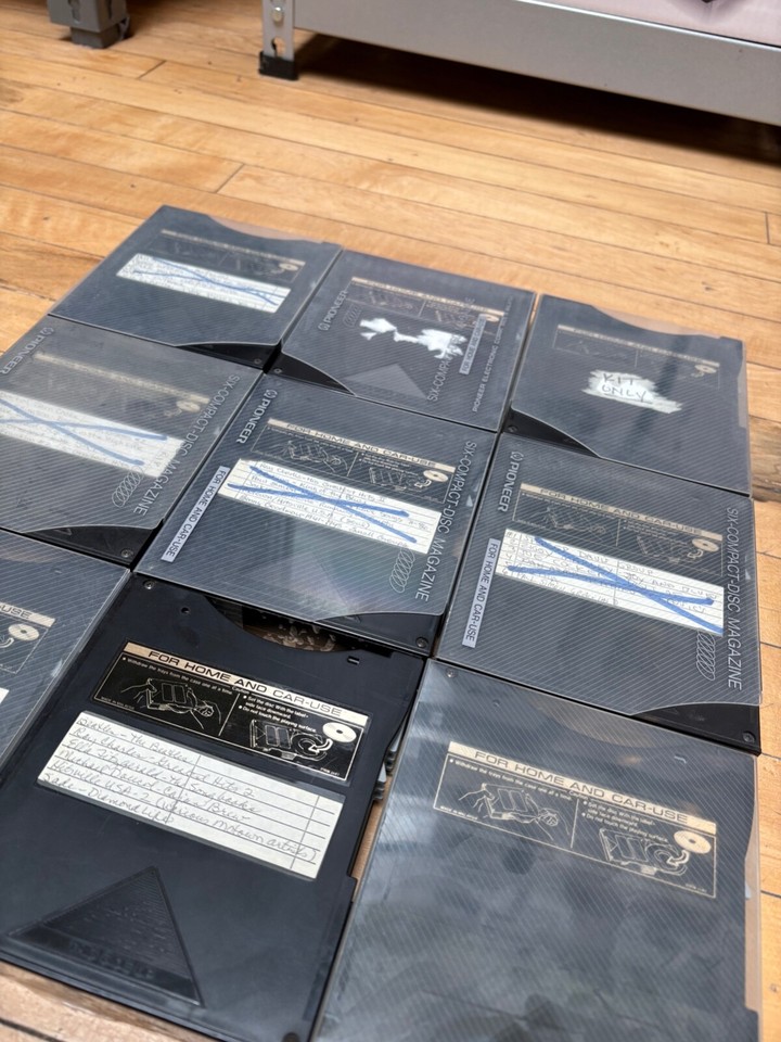 Pioneer 6-Disc Multi-Play CD Player Magazine Cartridge CD Holder Lot of ...