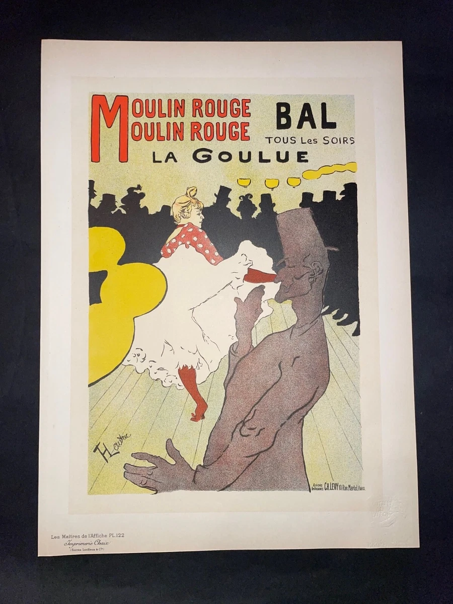 Moulin Rouge Poster Lautrec