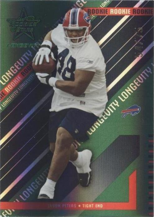 2004 Leaf Rookies & Stars Longevity - Rookie Jason Peters #108 Emerald ...