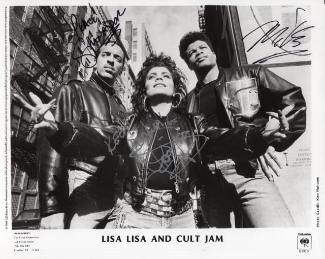 Lisa Lisa and Cult Jam by 3 members Hand Signed 8 x 10 Photo Autograph ...