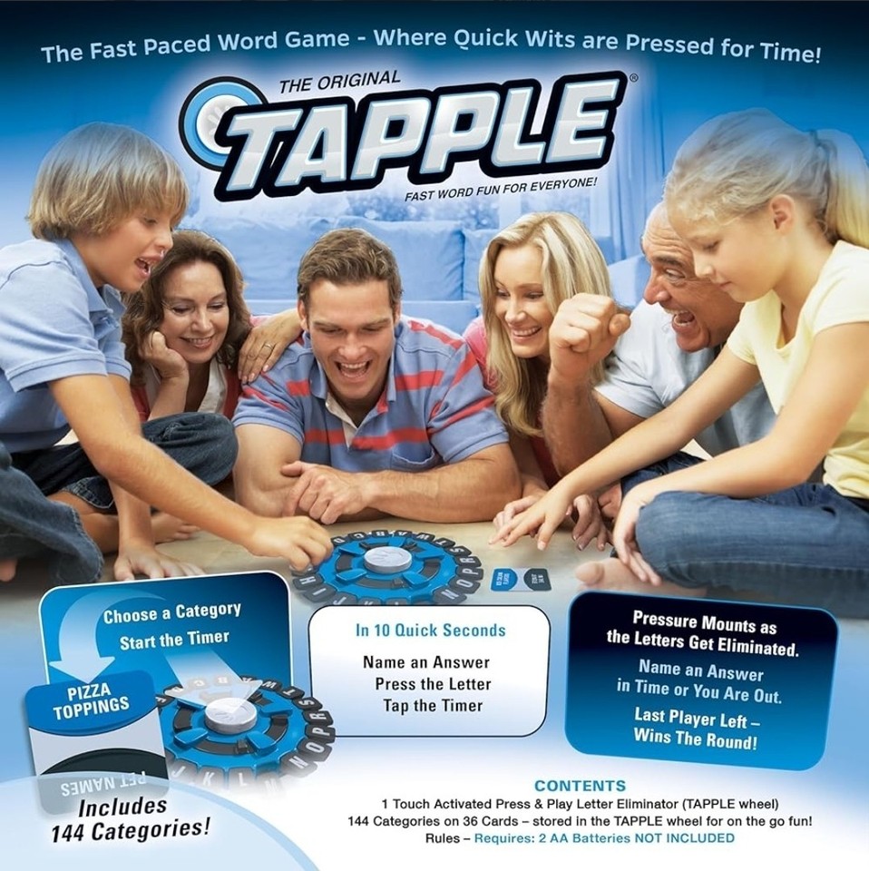 USAOPOLY TAPPLE Word Game | Fast-Paced Family Board Game | eBay UK