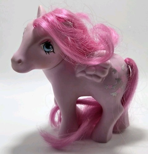 VTG Heart Throb My Little Pony MLP G1 Pegasu 1984 Hong Kong Pink Silver ...