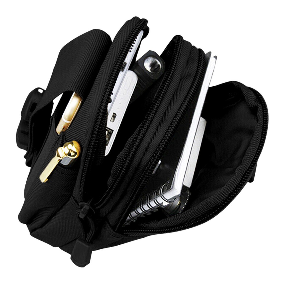 Tactical Waist Belt Bag Camping Military Molle Small Pouch Wallet Bum ...