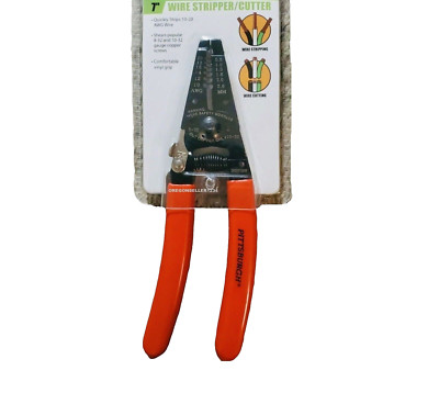 BRAND NEW 7" WIRE STRIPPER CUTTER CABLE STRIPPING TOOL WITH SAFETY LOCK ...