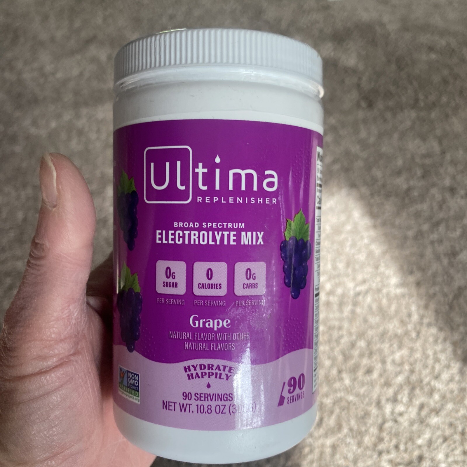 Ultima Replenisher Hydrating Electrolyte Powder Supplement - Grape, 90 ...