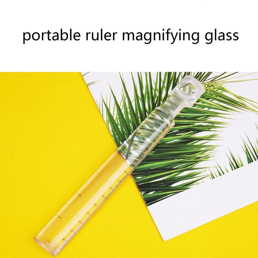 Acrylic Magnifying Ruler Data Processing Magnifying Bar Ruler Magnifier ...