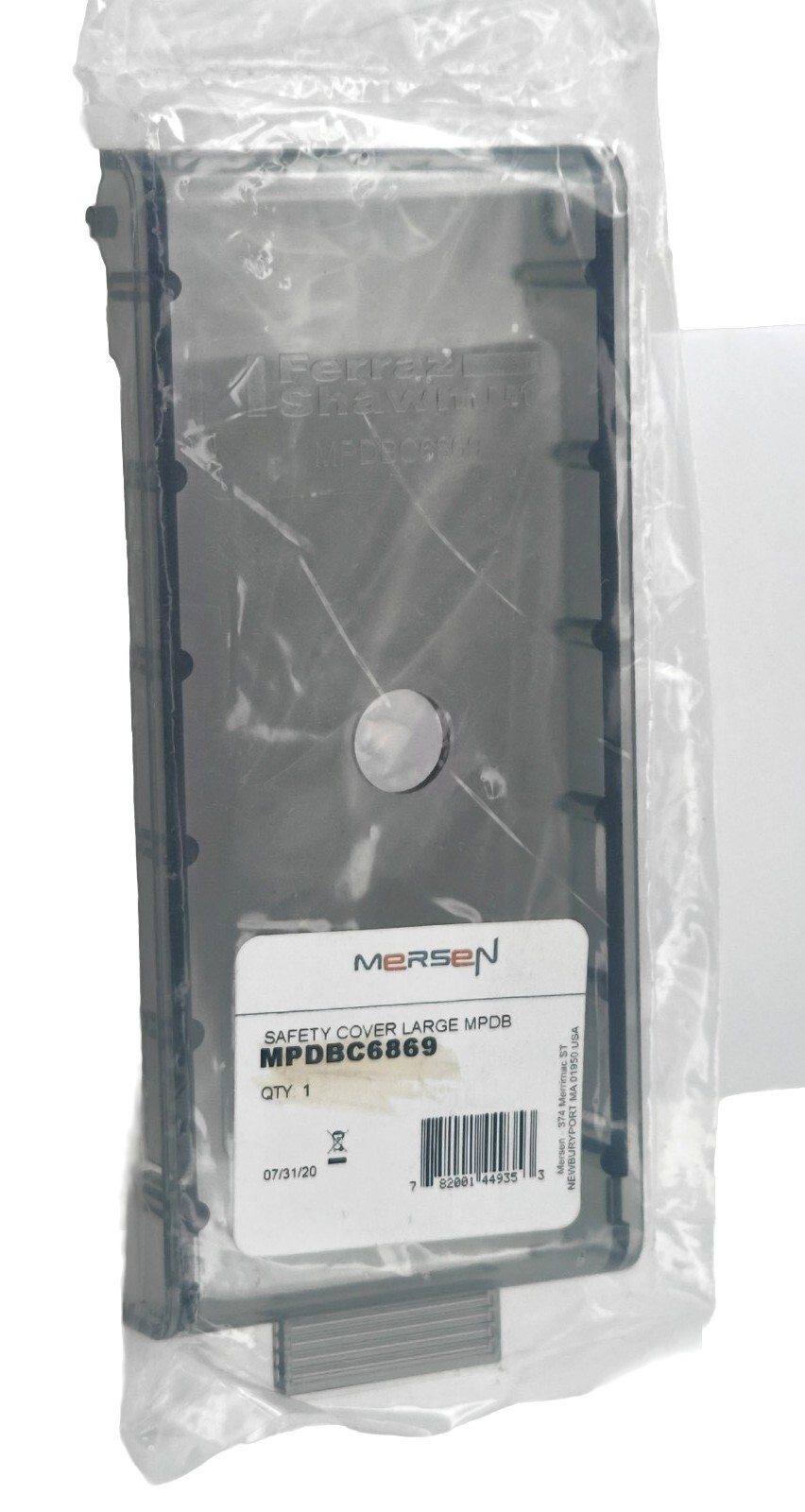 Mersen MPDBC6869 Safety Cover Snap-On Hinged for Large Power ...