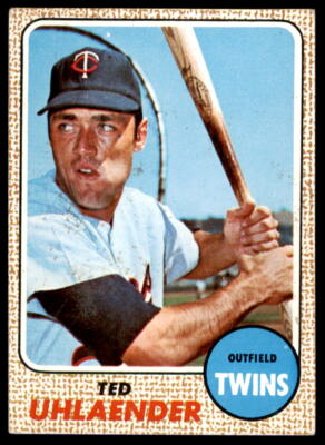 1968 Topps Ted Uhlaender #28 Minnesota Twins | eBay