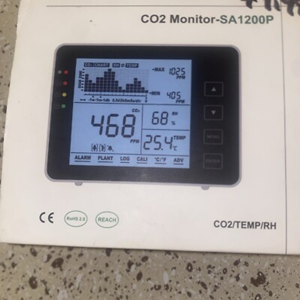 CO2 Carbon Dioxide Measuring Instrument air Pollution Monitor Multi ...