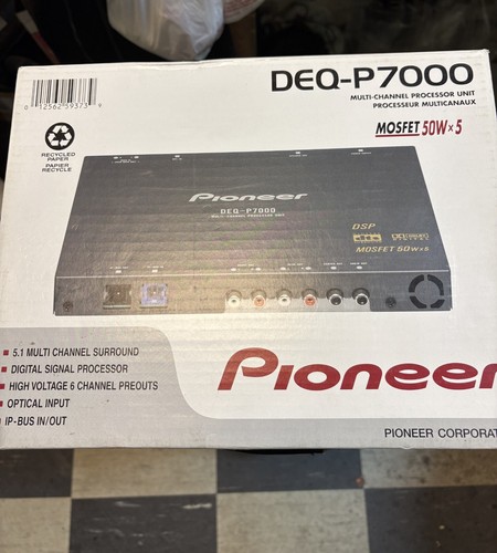 PIONEER DEQ-P7000 DSP Multi-Chanel Processor Unit Mosfet 50Wx5 Made In ...