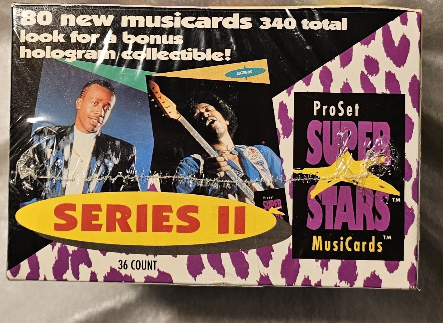 Super Stars Musicards Music Pro Set 1991 Series 2 Trading Card Box (36 ...