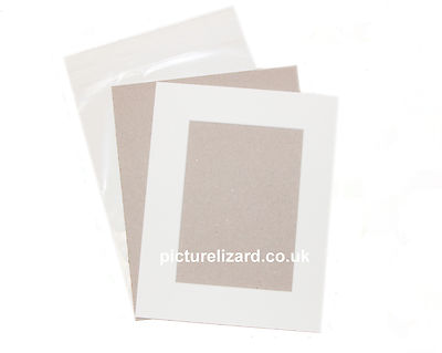 10x8" VALUE Picture Photo Mount Kits. Inc Mounts, Backing Boards and ...