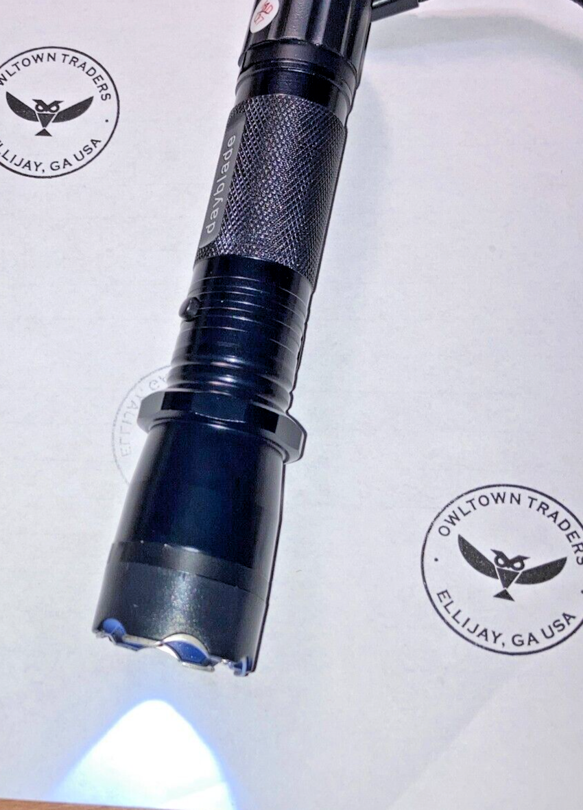 BLUE 1101 LED Flashlight SHOCKER Stun Gun 1000 KV, USB Charge Cord FREE ...