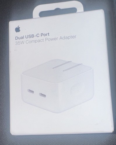 Apple 35W Dual USB-C Port Compact Power Adapter | eBay