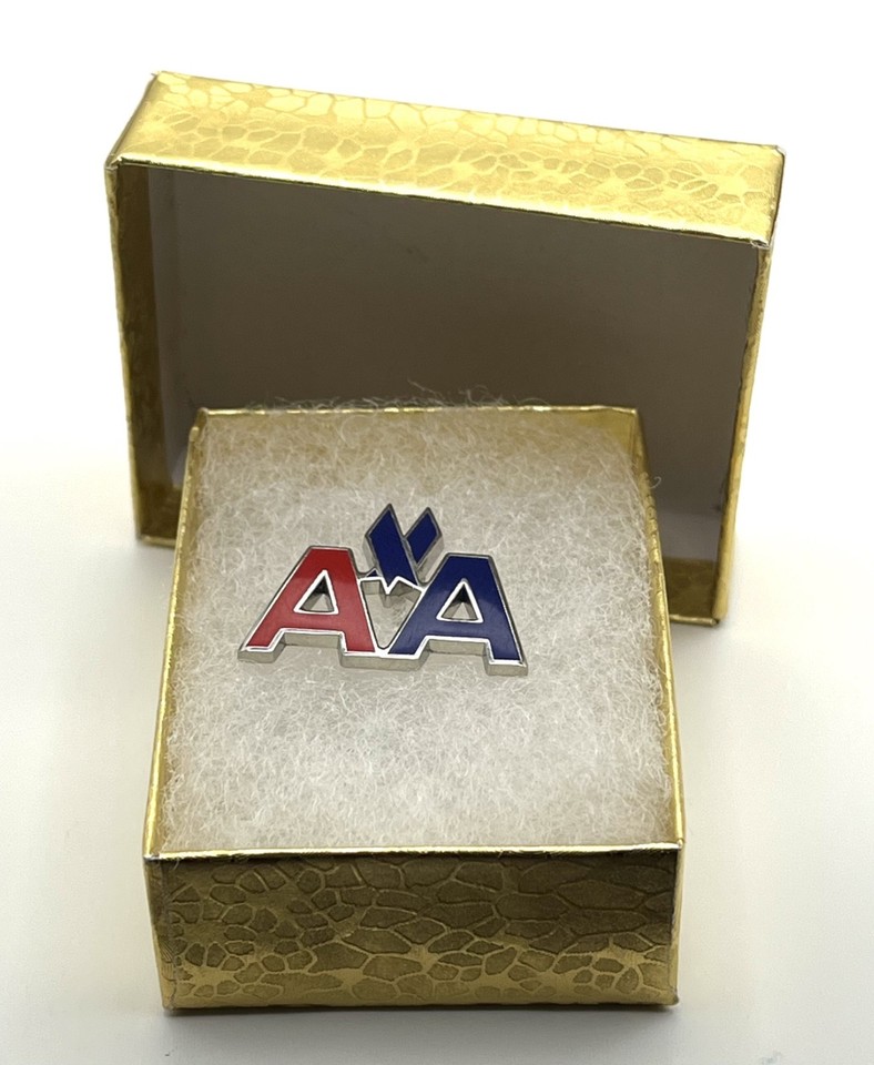 American Airlines AA Cut Out Logo Pin ~ High Quality Reproduction w ...