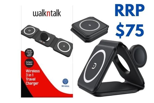 Walk N Talk Wireless 3 in 1 Travel Charger | eBay Australia