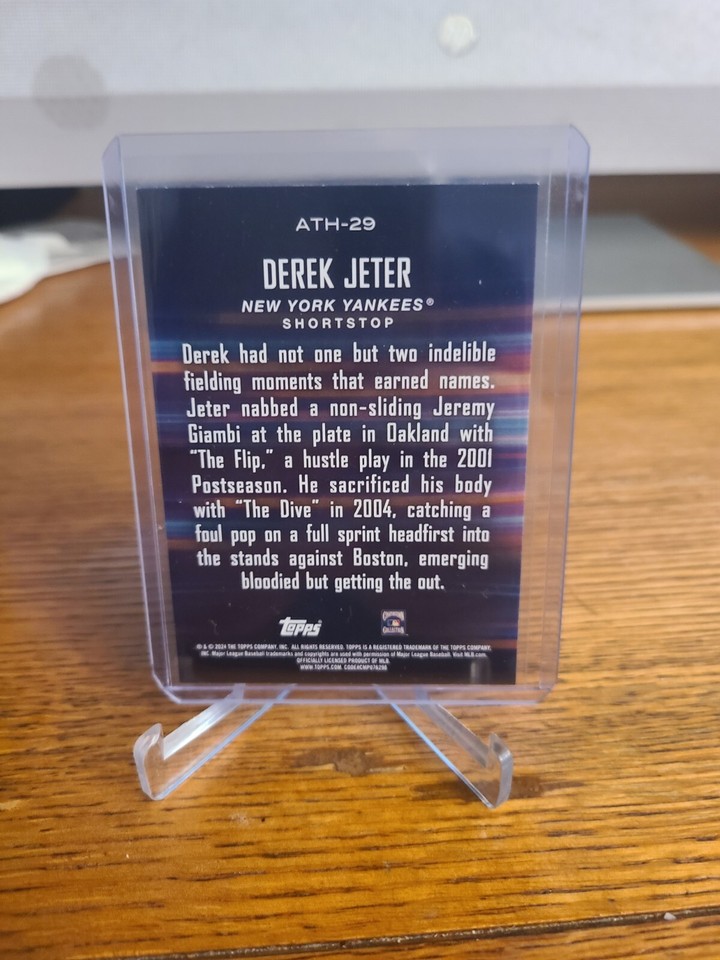 2024 TOPPS SERIES 2 DEREK JETER AROUND THE HORN #ATH-29 NEW YORK ...