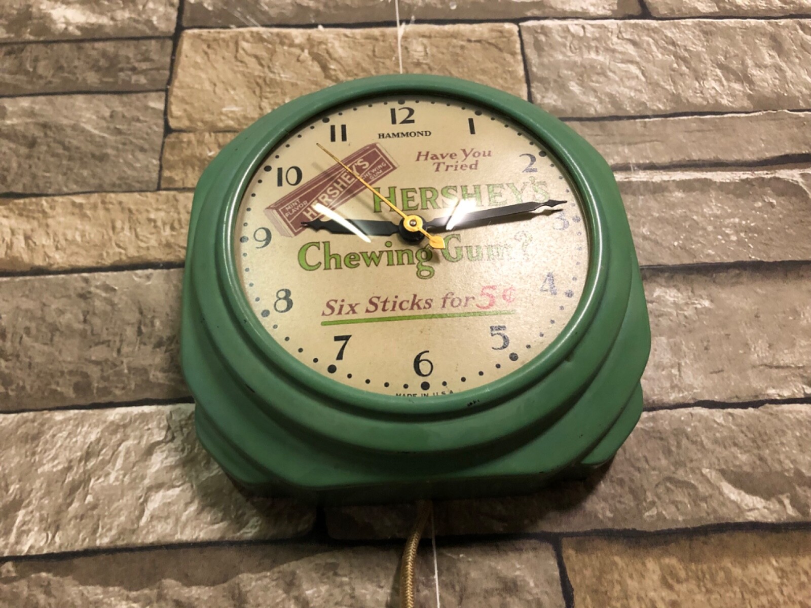 VTG HAMOND HERSHEYS GUM-OLD ICE CREAM STORE DINER ADVERTISING KITCHEN ...