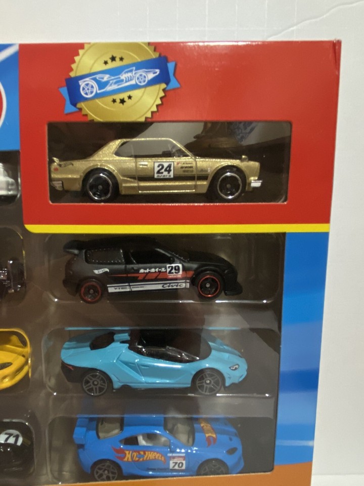 2024 Hot Wheels 8-Pack w/Exclusive Gold Skyline 2000 GTR Cyclone ...