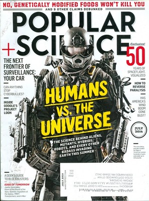 2014 Popular Science Magazine: Humans vs. The Universe/Aliens/Robot ...