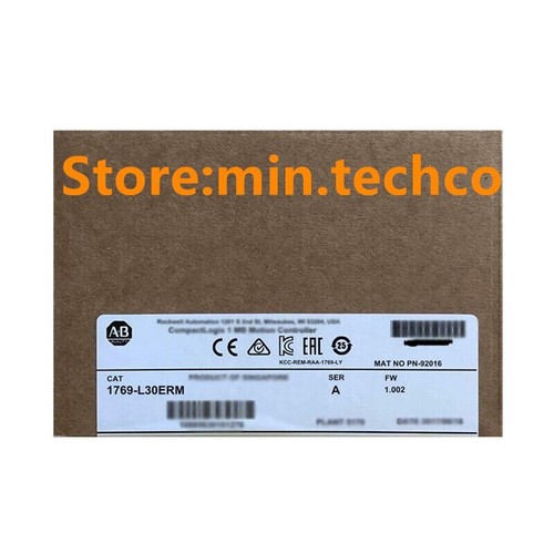 NEW Allen-Bredley AB 1769-L30ERM SER A CompactLogix 1 MB Motion ...