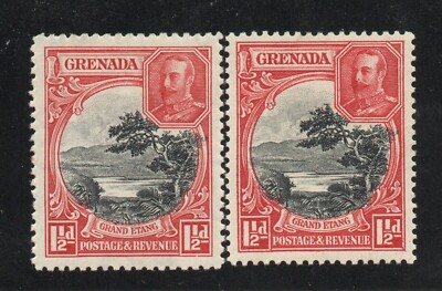 Grenada - SG# 135 + 135a MLH - Lot 0624033 | eBay