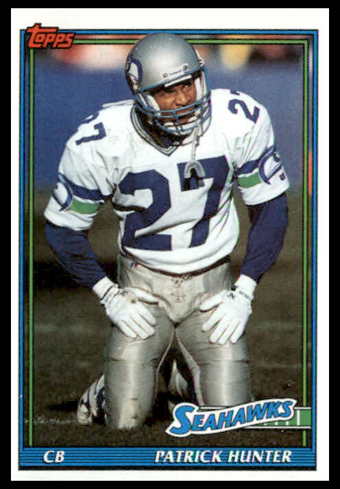 1991 Topps #272 Patrick Hunter Seattle Seahawks Football Card | eBay