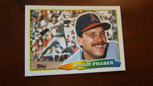 1988 TOPPS BIG BASEBALL CARD # 183 WILLIE FRASER | eBay