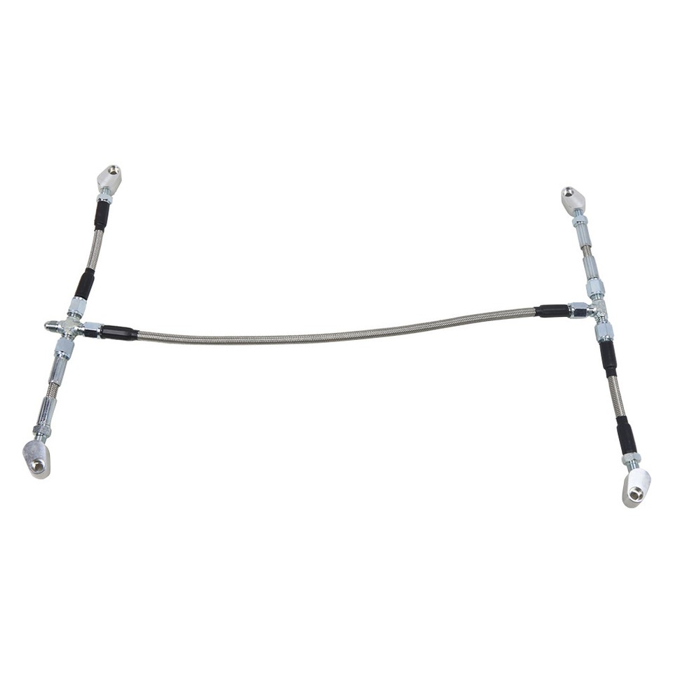 For LS Cylinder Head Coolant Steam 4 Port Crossover Hose Kit Silver LS1 ...