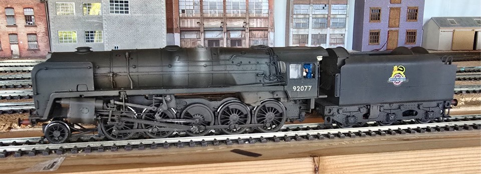 Bachmann 32-857 Standard Class 9F 92077 BR Black Weathered SOUND FITTED ...