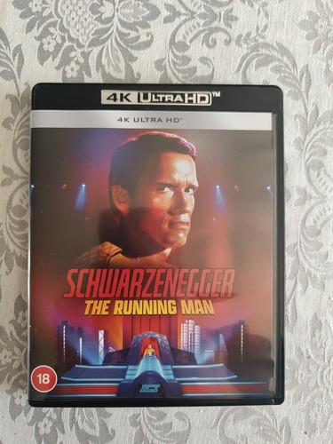 The Running Man 4K UHD Blu Ray - DVD - Schwarzenegger - *Played once ...