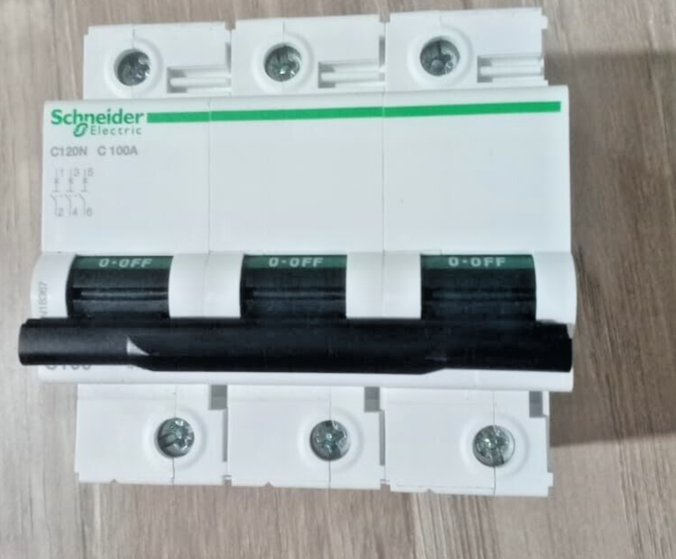 1PC A9N18367 SCHNEIDER CIRCUIT BREAKER Acti9 C120N MCB 3P C 100A 10000A ...
