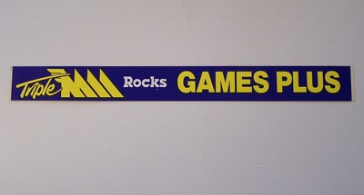 VINTAGE MMM TRIPLE M ROCKS GAMES PLUS AUSTRALIA 90s RADIO STATION PROMO ...