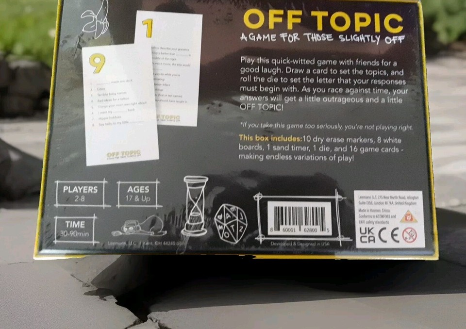 Off Topic A Game For Those Slightly Off Adult Party Board Night ...